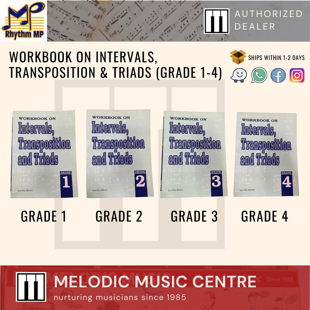 Workbook on Intervals, Transposition and Triads Grade 1, 2, 3, and 4 by ...