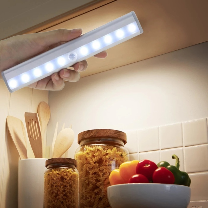 LED Cabinet Light Human Body Induction Light Bar Charge Wardrobe Light ...