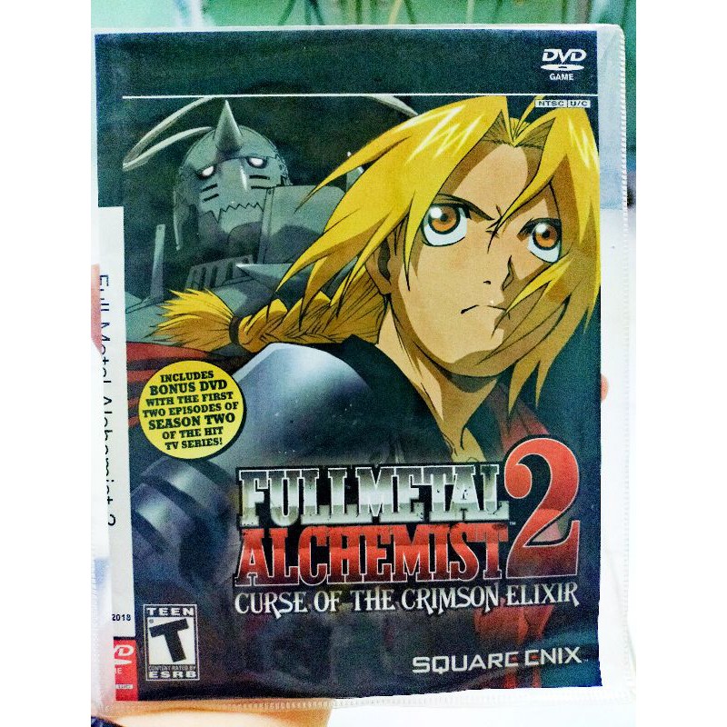 PS2 Game Full Metal Alchemist Curse of the Crimson Elixir 2 (Used ...