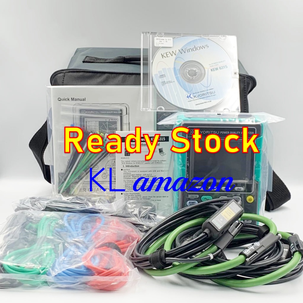 (TRAINING AVAILABLE) Kyoritsu 6315-03 Power Quality Analyzer | Shopee ...