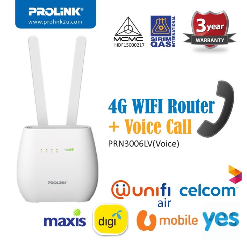 (Used) PROLINK SMART 4G LTE Wireless Router (PRN3006L) | Shopee Malaysia