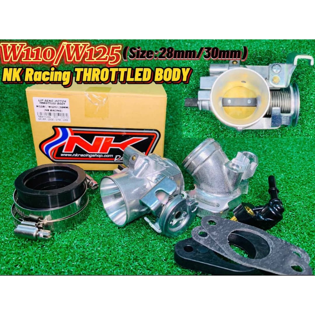 NK RACING WAVE110 FI/ WAVE125 FI / DASH 125 FI THROTTLE BODY ( 28MM ...