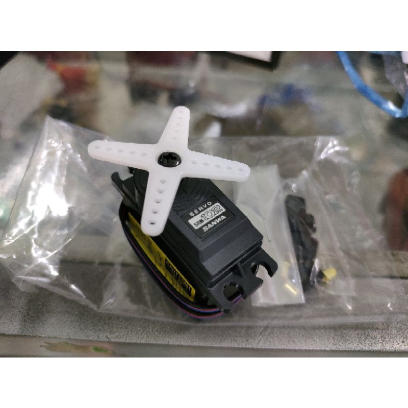 Sanwa SRM-102 0.18s 3.3kg Servo For 1/10 Nitro Battery EP Rc Touring Car Or Rc Boat | Shopee ...