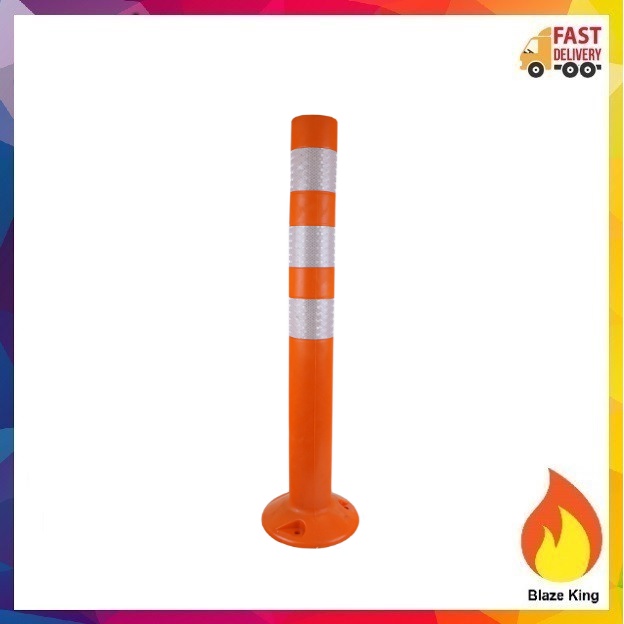 30” FLEXIBLE TRAFFIC ELASTIC POLE SAFETY TRAFFIC POLE ROAD SAFETY POLE ...