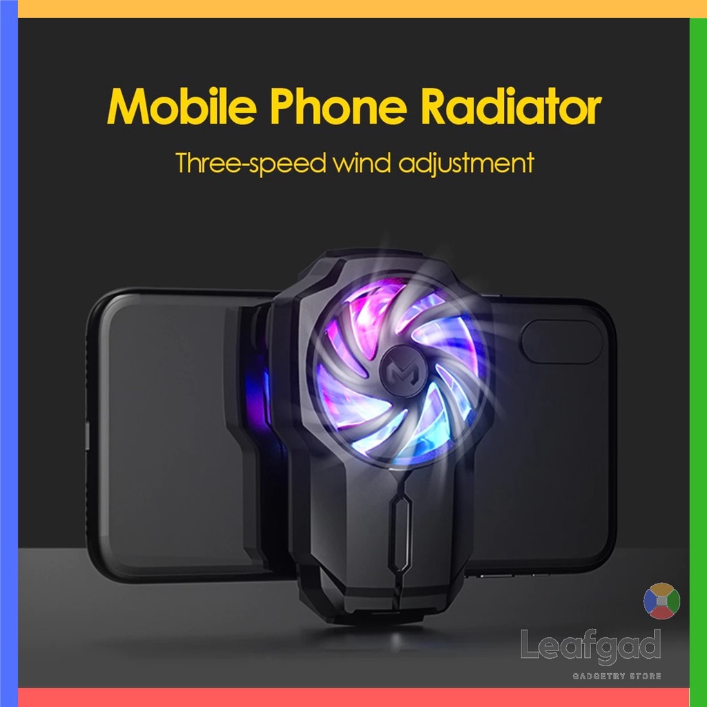 READY STOCK[RGB PHONE COOLER Portable Phone Radiator Cooling Fan ...