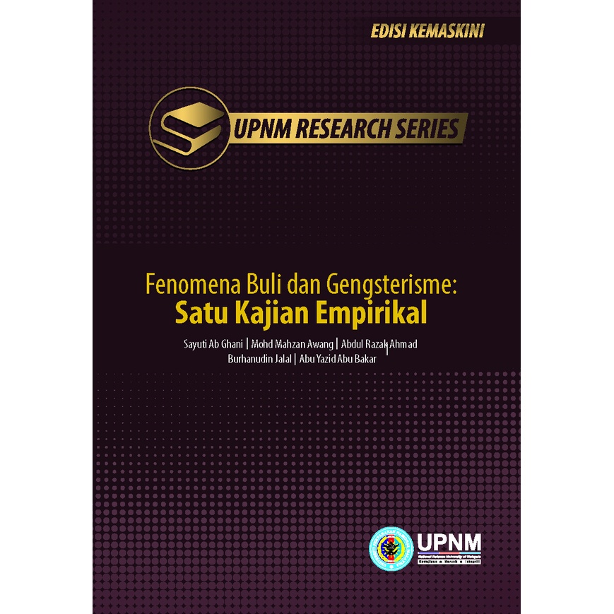 Fenomena Buli dan Gengsterisme: Satu Kajian Empirikal | MAPIM | Shopee ...