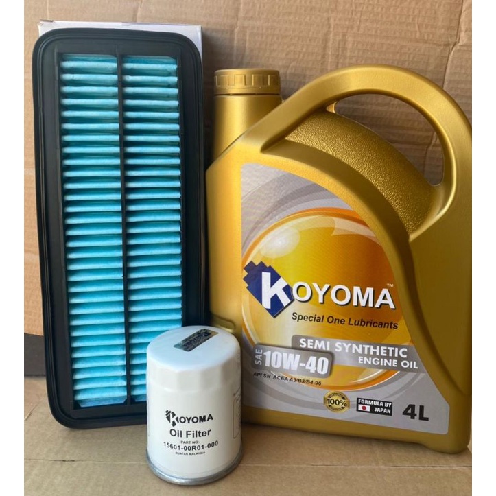 PERODUA MYVI 1.3 MYVI LAGI BEST ALZA OIL FILTER + AIR FILTER + KOYOMA ...