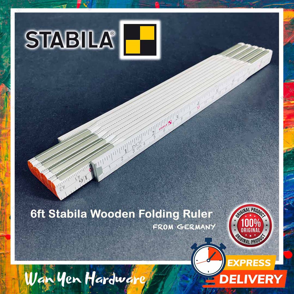 6ft Stabila Folding Ruler / Pembaris Lipat From Germany | Shopee Malaysia
