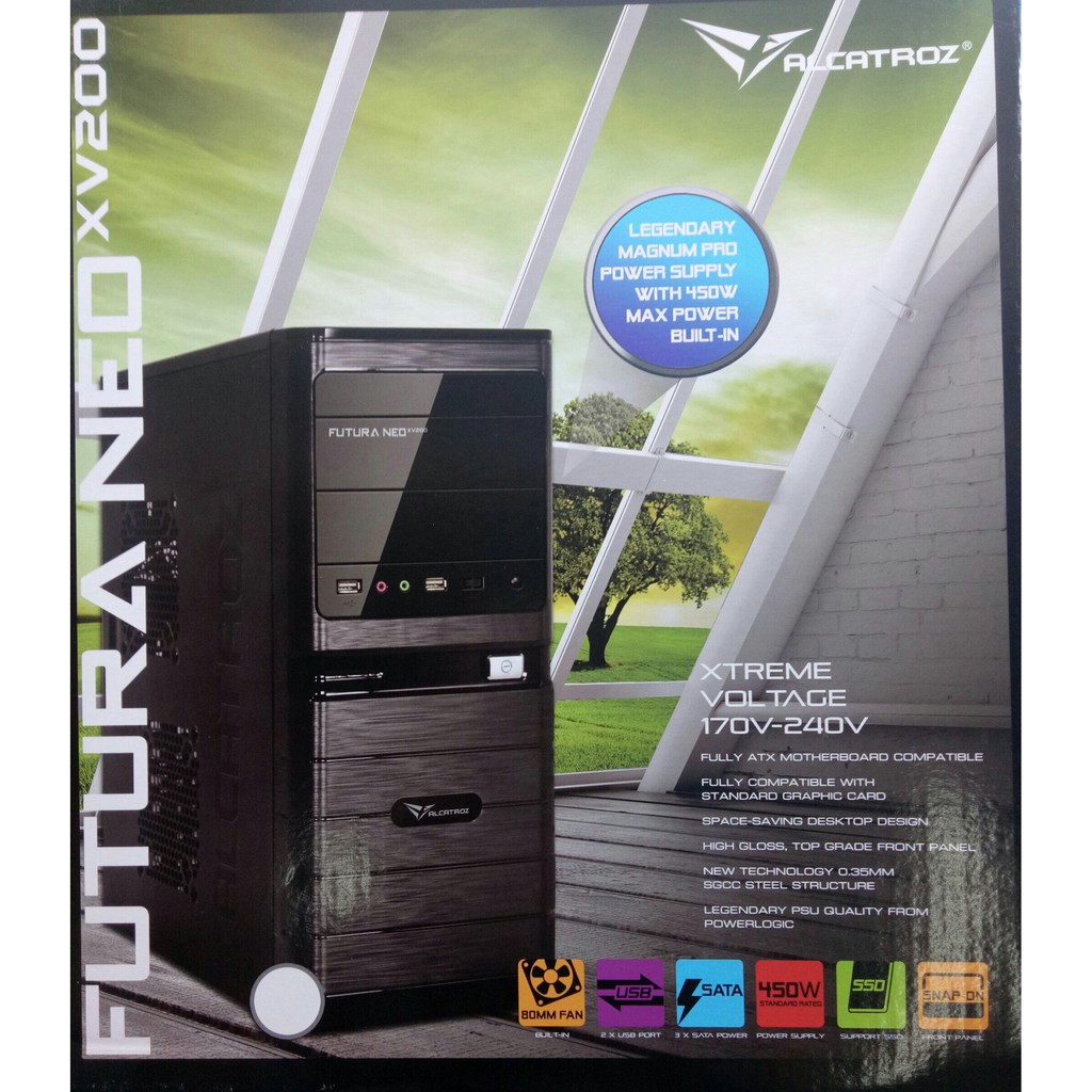 Alcatroz Futura NEO 200 XV -PC Case PSU Magnum Pro 450 Watt | Shopee Malaysia