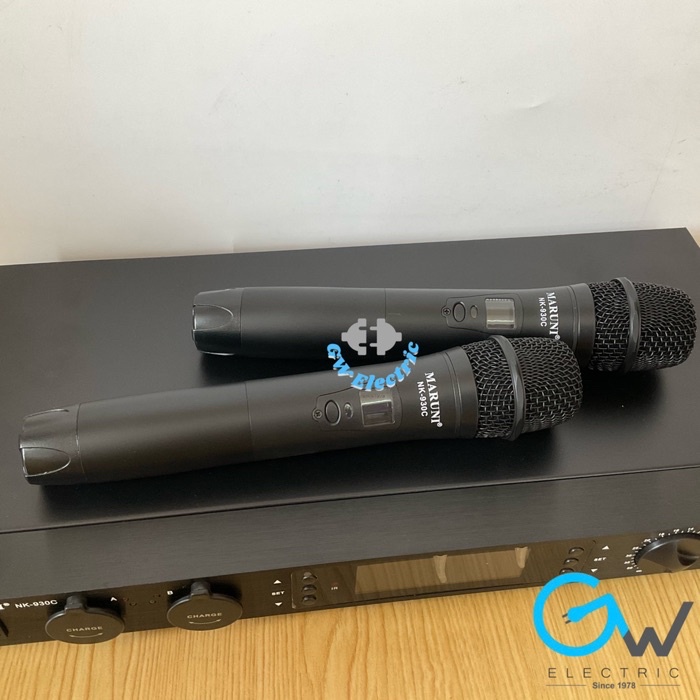MARUNI PROFESSIONAL UHF Rechargeable USB Wireless Mic NK-930C WITH ADJUSTABLE | Shopee Malaysia