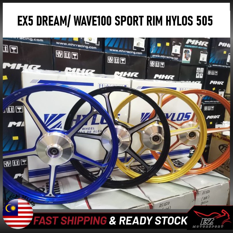 💯🔥 100% Original Enkei Hylos FG505 505 Sport Rim Set 140/160-17 HONDA ...