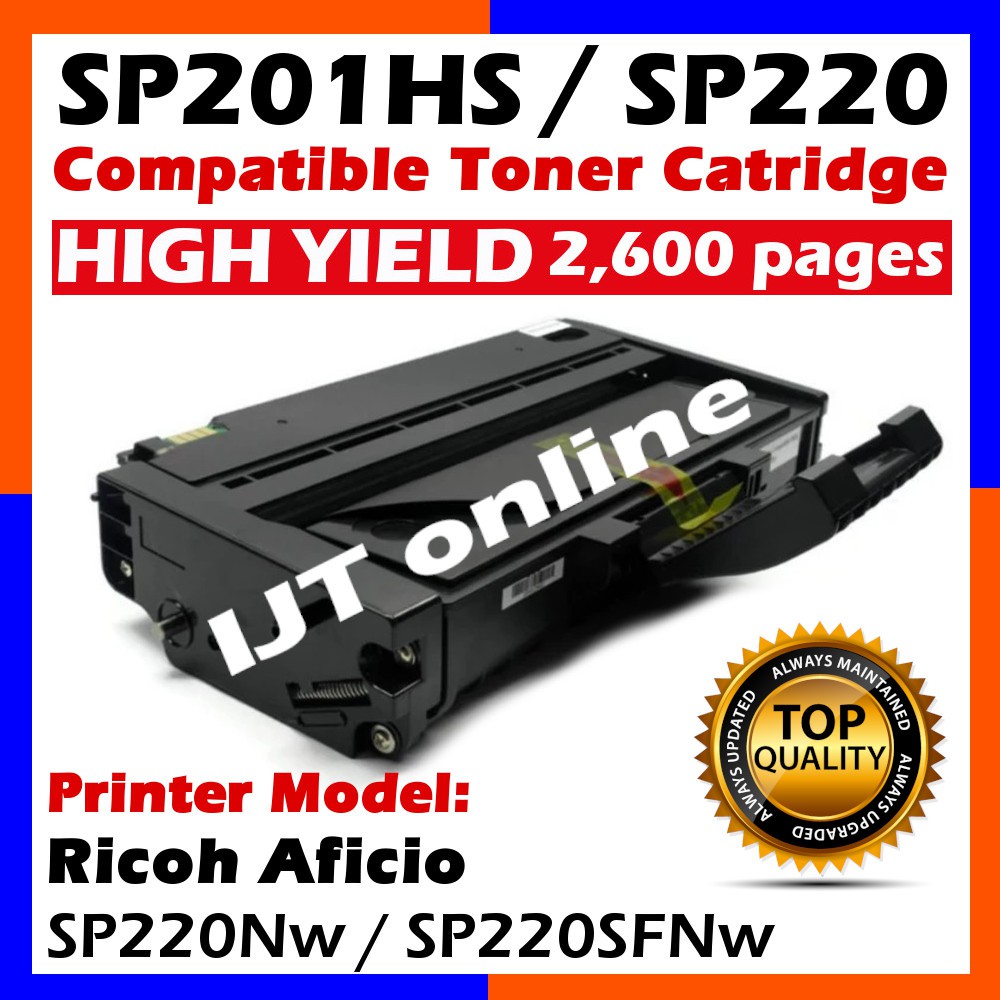 Compatible Ricoh Aficio SP220NW SP220HS SP 220HS SP 220NW SP220SFNw SP 220SFNW SP200HS SP200 ...