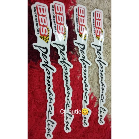 Sticker rim BBS RM20 X 1SET | Shopee Malaysia