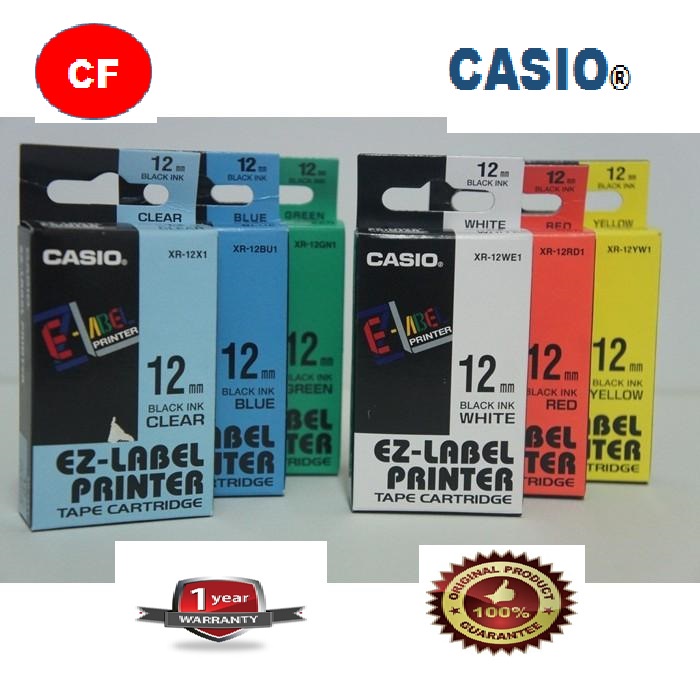 Casio Label Tape 12mm | Shopee Malaysia
