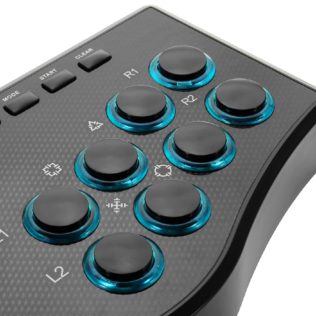 Black Game Usb Rocker Controller Arcade Joystick Gamepad Fighting Stick For Android Plug And