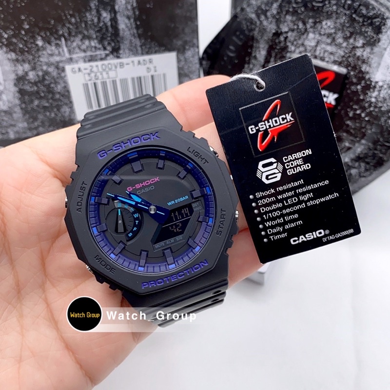 G SHOCK Virtual Blue Series GA-2100VB-1ADR / GA-2100VB-1 / GA-2100VB ...
