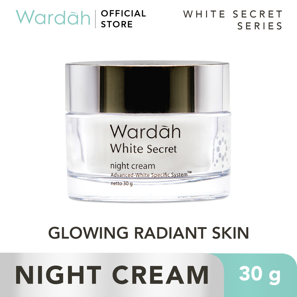 Wardah White Secret Night Cream 30g | Shopee Malaysia