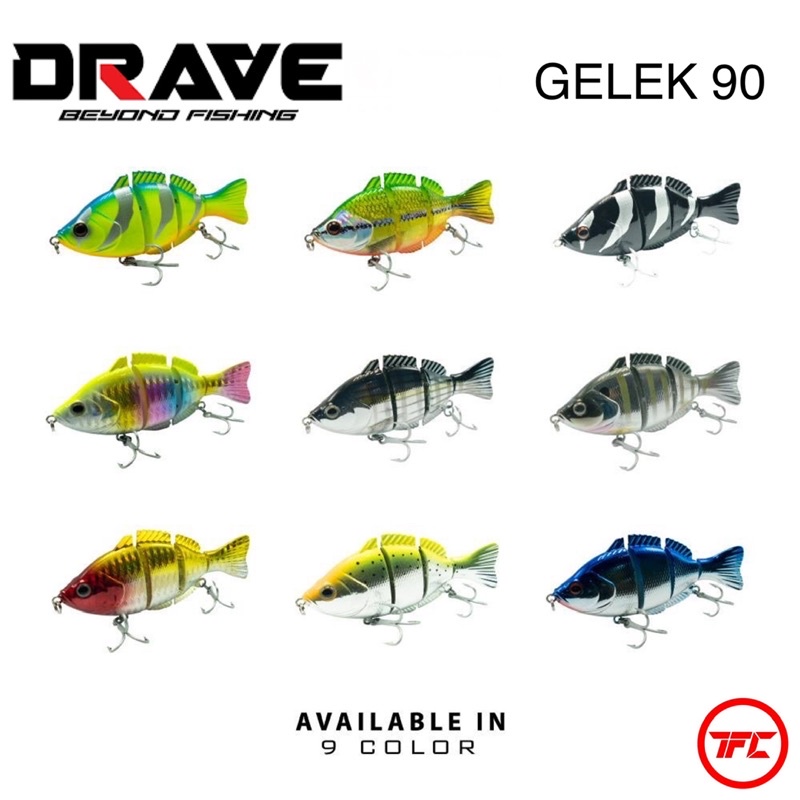 DRAVE Gelek 90 Swim Bait Lure 90mm 20g Swimbait | Shopee Malaysia