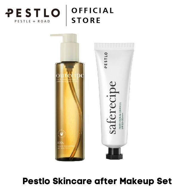 Pestlo Skincare after Makeup Set [Saferecipe (50ml) + Ourecipe (200ml ...
