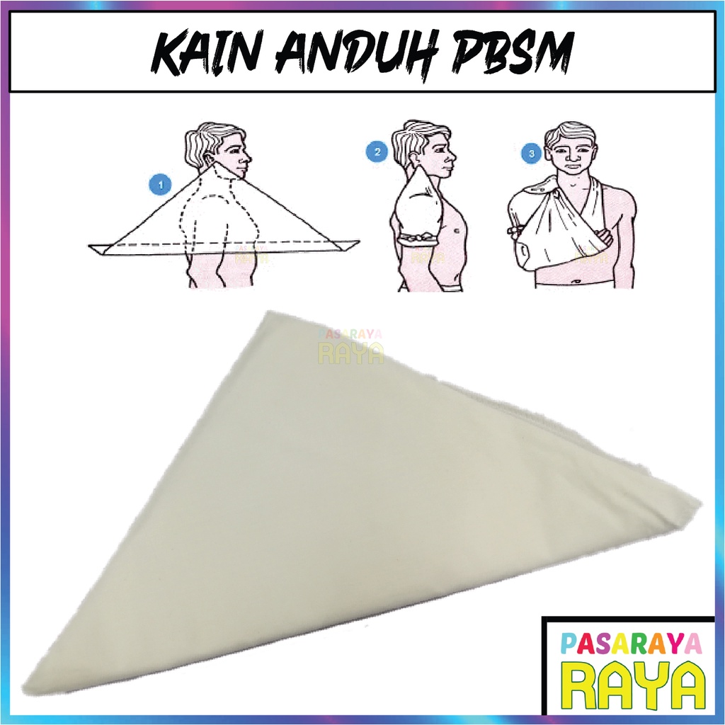 KAIN ANDUH PUTIH PERSATUAN BULAN SABIT MERAH PBSM 红新月会白布 | Shopee Malaysia