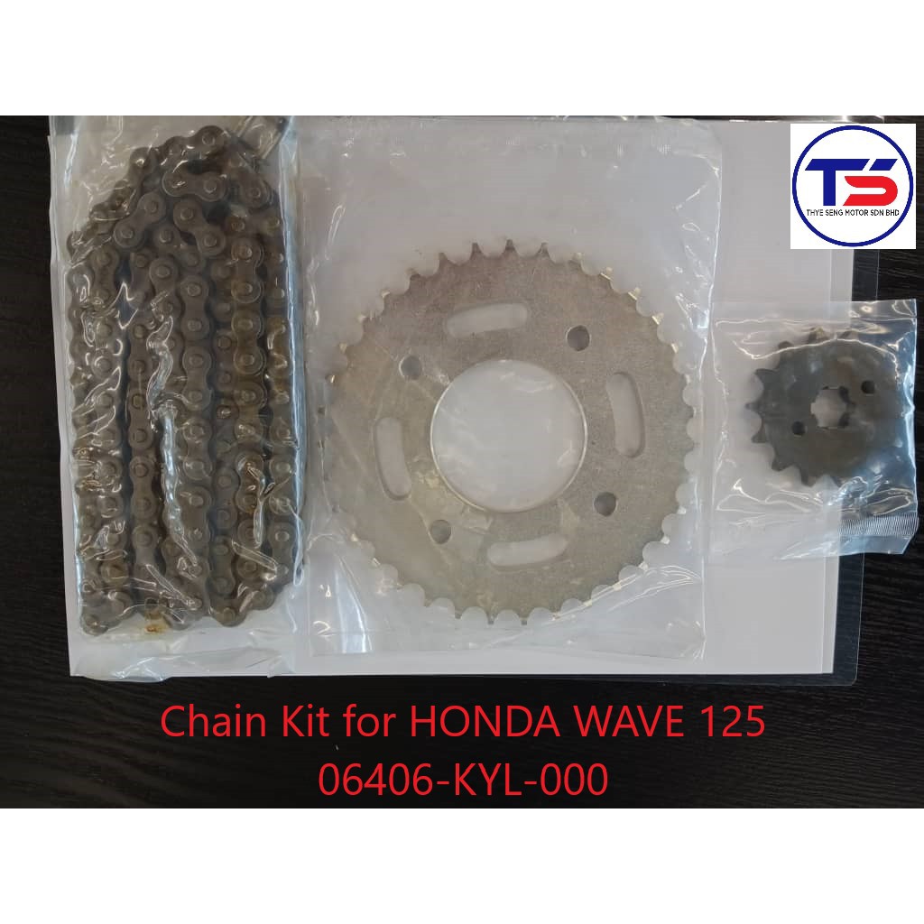 100% Genuine Honda Motorcycle Spare Parts Honda WAVE 125 Chain Kit 428X ...