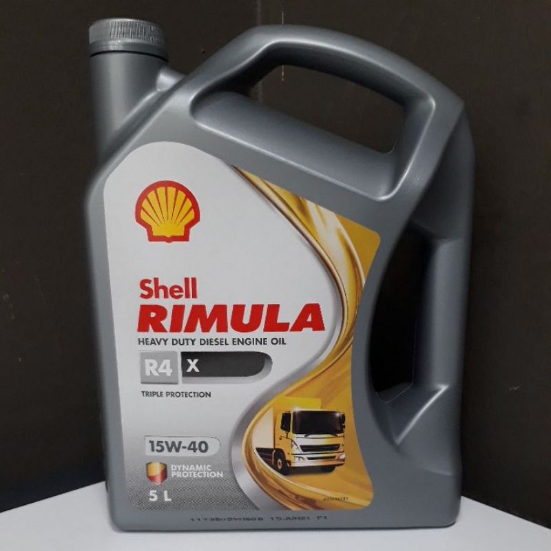💯 Original Shell Rimula R4 X 15W-40 5L | Shopee Malaysia