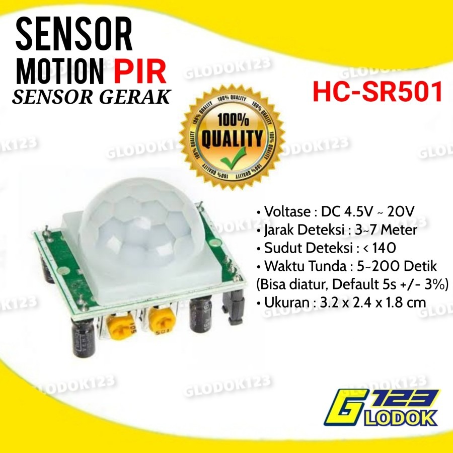 Pir Motion Sensor Motion Sensor Detector Sensor Module HC-SR501 ...