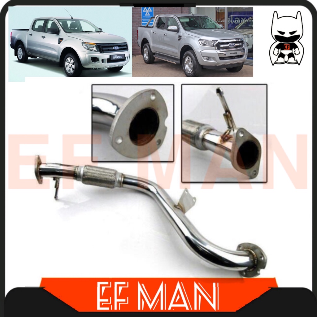 Hight Quality Stainless Steel Exhaust Down Pipe 4x4 Ford Ranger ...