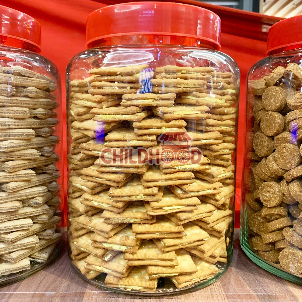 [200g/Zip Bag]Childhood Malaysia🔥Biscuit Lemon Puff/ Biskut Lemon Pof ...