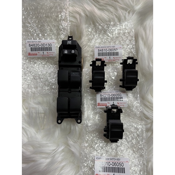 POWER WINDOW SWITCH Toyota Camry ACV40,50 Vios NCP93,NCP150 Altis ...
