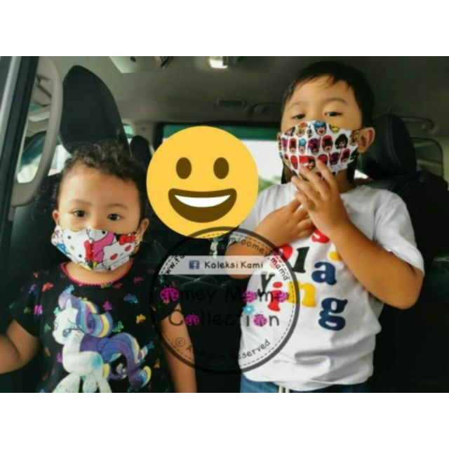 topeng muka Size 2-3-4 tahun | Shopee Malaysia