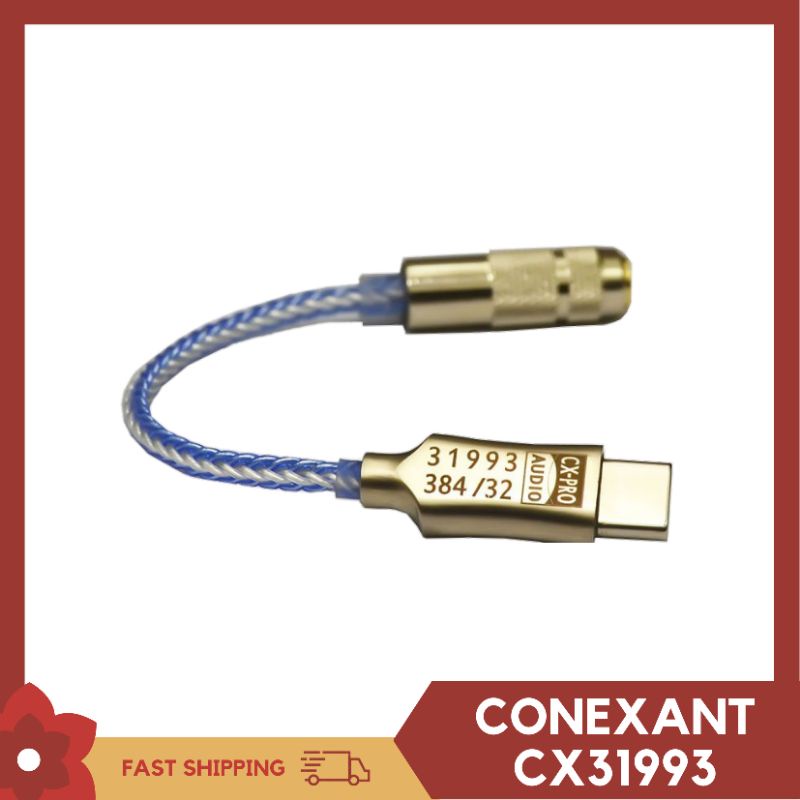 Conexant Cx31993 Usb Type C Earbuds Dac Headphone Amp Blue With 3 5mm For Android Ios Windows10