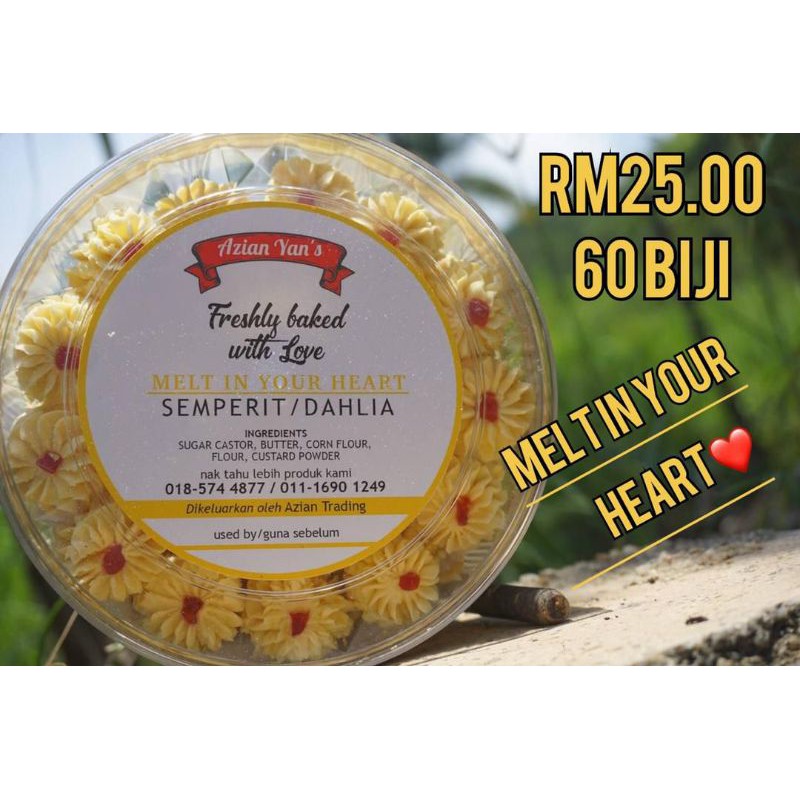 🌙⭐️ Almond London BISKUT RAYA 2021 SEDAP Bekas Besar Kuih Raya Tart ...