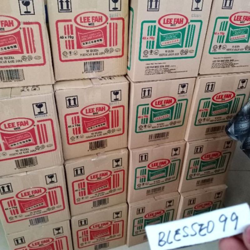 【Carton / 40 packs】Lee Fah Mee Abalone Chicken, Jawa Curry Instant ...