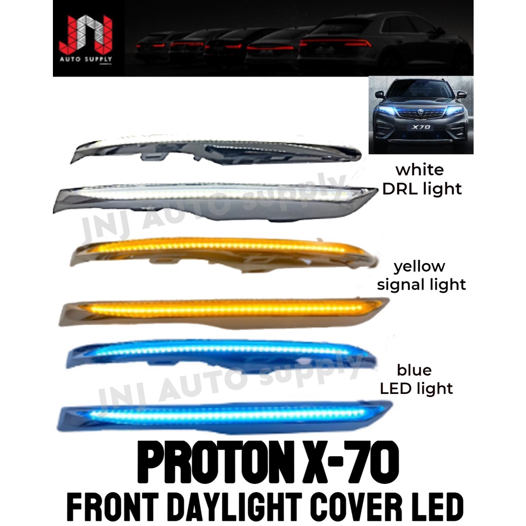 Proton X70 front Daylight DRL running light fog cover light DRL ...