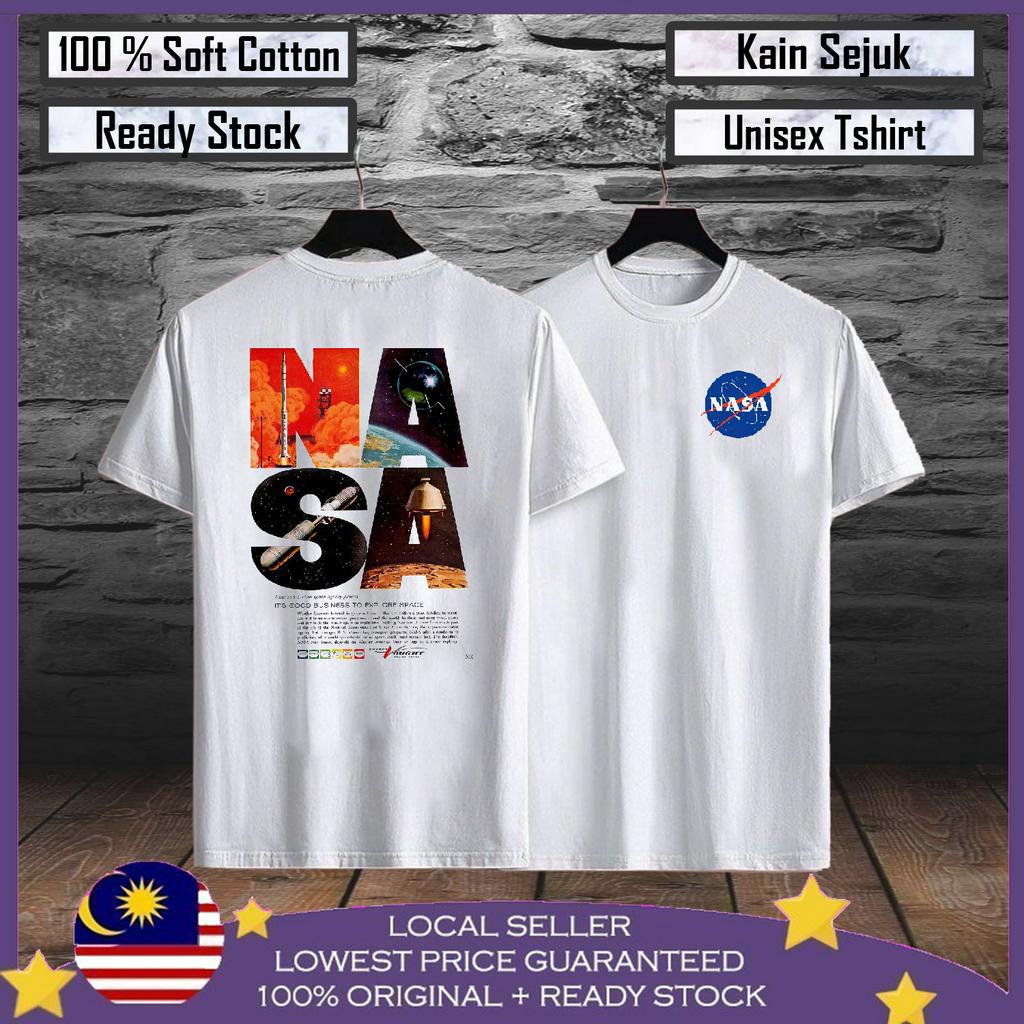 🔥Premium Cotton🔥 Space Nasa Baju T shirt Lelaki 100% Cotton Baju Gundam ...