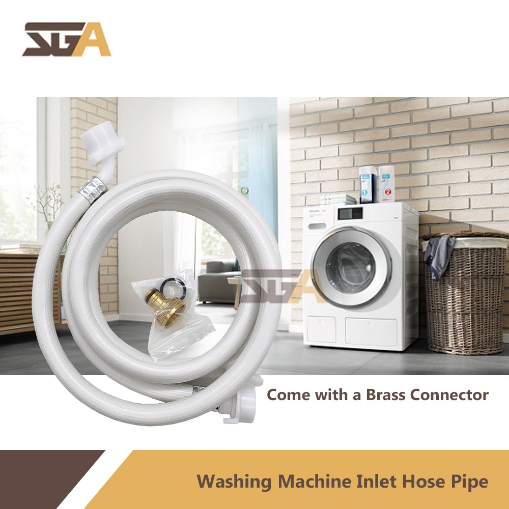 VAGO Washing Machine Inlet Hose Pipe Come With Brass Connector Paip ...
