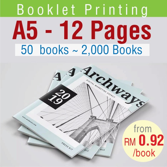 A5 Booklet 12pages Custom Printing for Book, Company Profile, Product ...