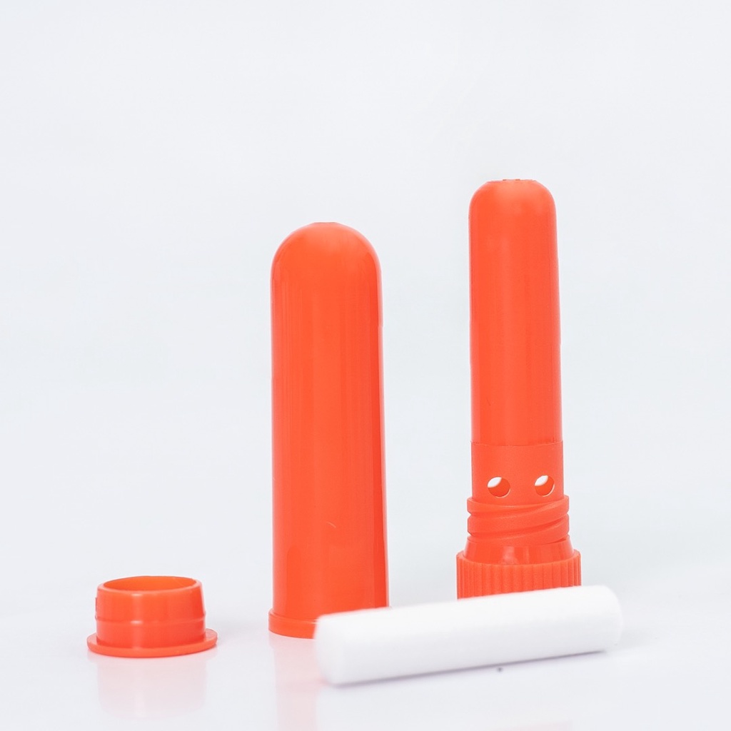 Empty Plastic Nasal Inhaler with Wick / Aromatherapy Inhaler Tube ...