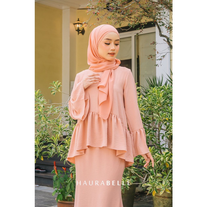 Larni Ruffle by Haurabelle , kurung moden ironless for bridesmaid ...