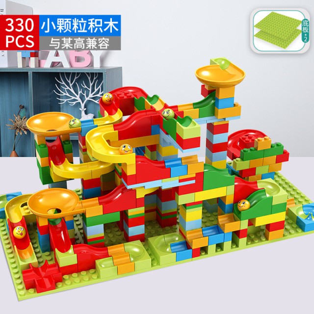 B019 - READY STOCK 80-330 pieces Slide Blocks Toys for Kids Boy Toys ...