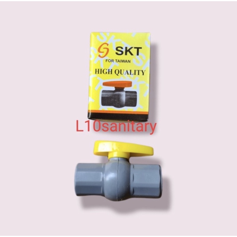 Ball valve SKT / Ballvalve PVC SKT / Stop valve SKT 1/2 3/4 | Shopee Malaysia