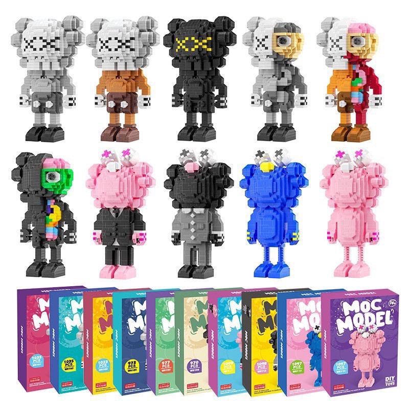 3D Kaws Moc Model - Lego Kaws Moc Model | Shopee Malaysia
