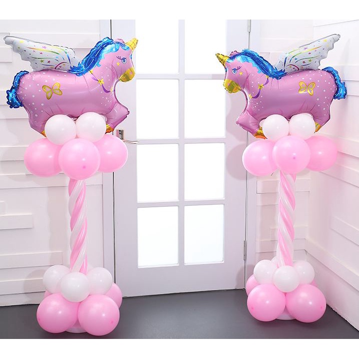 21cm Upright Balloon Column Base Plastic Water inflatable Balloon Arch ...