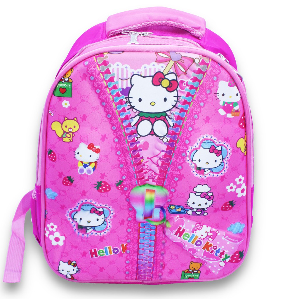READY STOCK 🔥Hello Kitty Preschool Kids Kindergarten Children Bag 3D🔥 ...