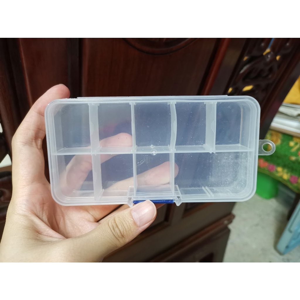 medicine capsule pills small container box with removable splitter ...