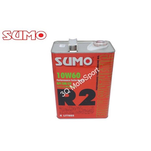 SUMO R2 10W-60 API SM/CF PERFORMANCE TURBO FULL SYNTHETIC ENGINE OIL (4 ...