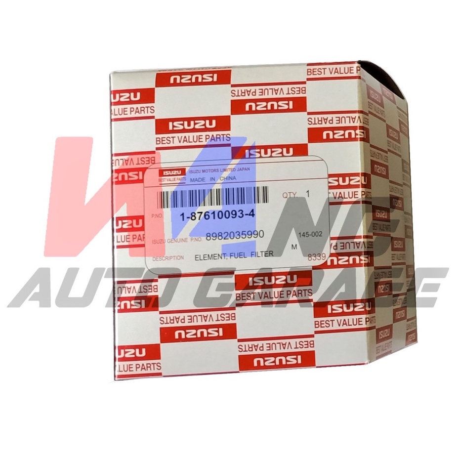 ISUZU D-MAX 4JJ1 4JH1 FUEL FILTER NEW & GENUINE; P/N: 8982035990/ ...