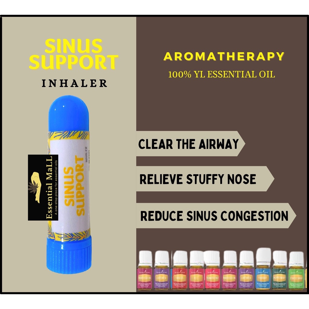 SINUS SUPPORT YL essential oil/Nasal Flu Aroma Terapi/ Sedut Hidung ...