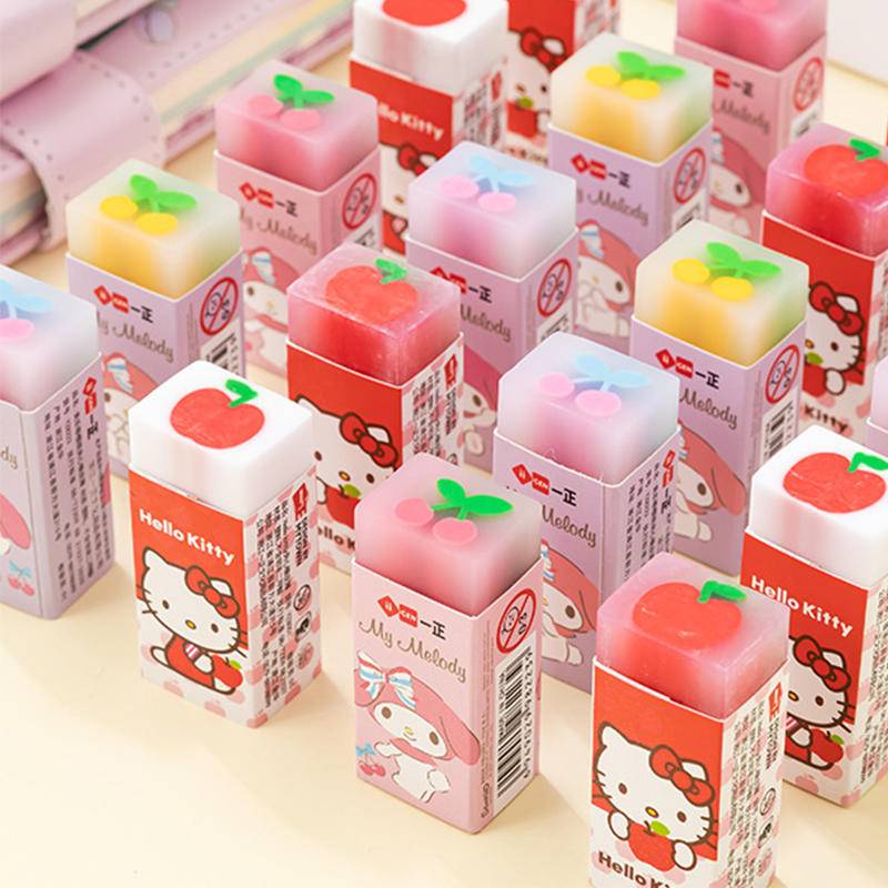 Sanrio Strawberry Rabbit Soft Rubber Eraser Kawaii School Office ...